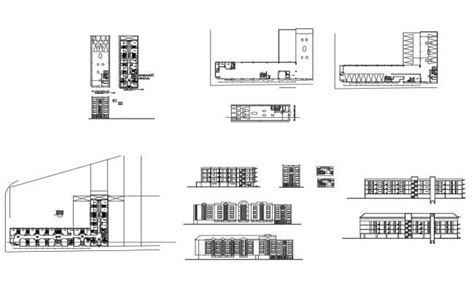 Manhattan Hostel Elevation And Section