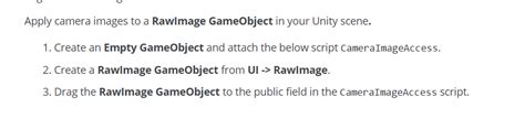 Try To Get Camera Image Failed With Official Sample Code In Unity · Issue 5 · Ptcincvuforia