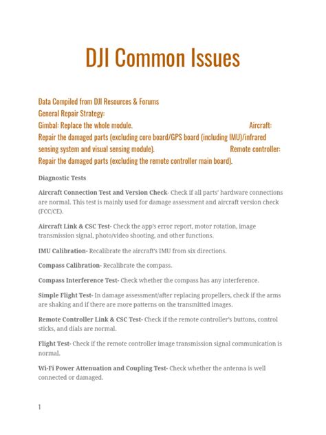 Dji Error Codes 997128 Pdf Compass Battery Charger