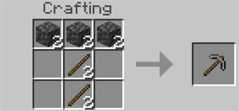 How To Make A Pickaxe In Minecraft