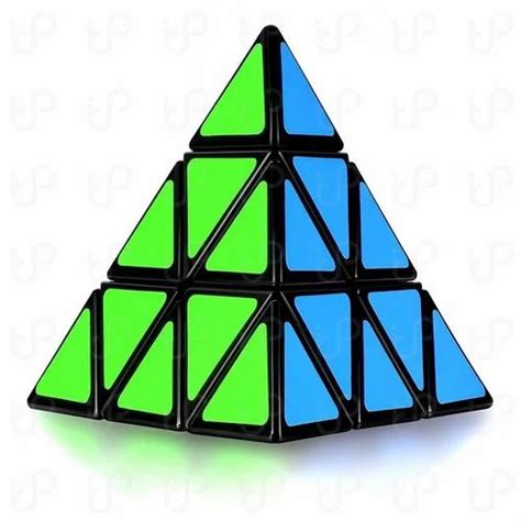 Rubiks Cube Pyraminx D Brain Teaser Educational Puzzle Toy At Piece Rubiks Cube Puzzle