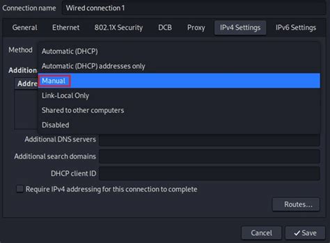 Kali Linux Set Static IP How To Configure In Ways Sysprobs