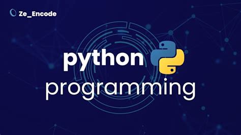 Be Your Python Coder And Programmer Do Python Coding And Programming By Zeencode Fiverr