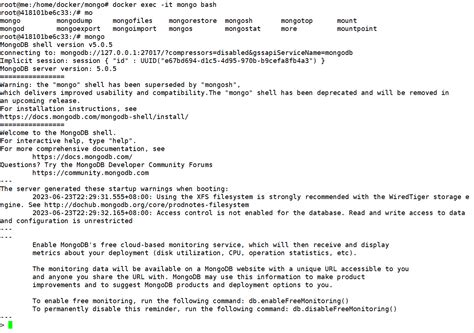 Mongodb 的基础概念和部署（基于docker） Oldme