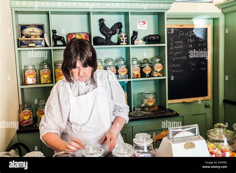 Confectioner Old Sweet Shop Blists Hill Victorian Town Telford