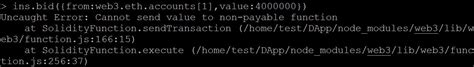 My Function Is Payablei Dont Know Why It Threw The Error Cannot Send Value To Non Payable