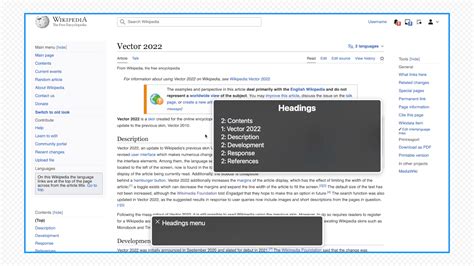 How The New Wikipedia Design Focused On Accessibility Diff