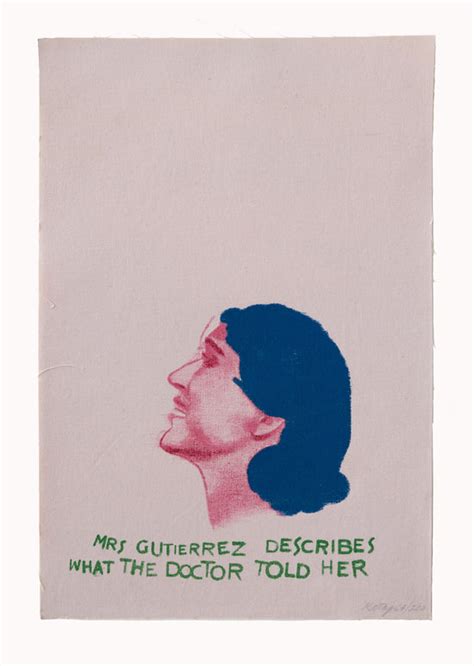 R B Kitaj Mrs Gutierrez Describes What The Doctor Told Her Goldmark