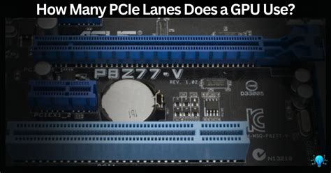How Many Pcie Lanes Does A Gpu Use A Detailed Guide