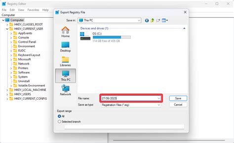 How To Backup Registry On Windows 11 Tweaking