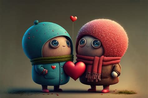 Cute Animated Love Mobile Wallpapers
