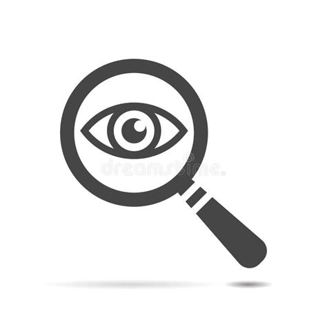 Eye Spy Magnifying Glass Stock Illustration Illustration Of Eyecare