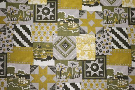 Gold Patchwork Quilt Fabric Texture Photos Public Domain