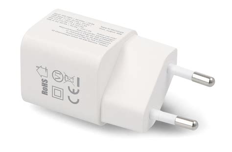 Power Adapter Usb A Usb C V V A A White Extreme Tc Cugan Botland Robotic Shop