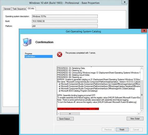 Solved MDT Fails To Generate The Catalogs Correctly For X WITH The Latest Patch WSIM