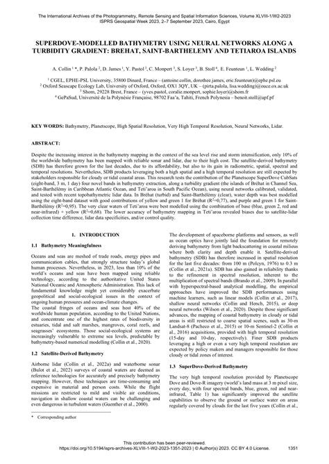 Pdf Superdove Modelled Bathymetry Using Neural Networks Along A