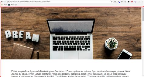 Parallax Scrolling Effect Html And Css Pandemuliada