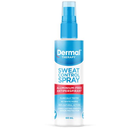 Dermal Therapy Sweat Control Spray Aluminium Free Deodorant Dermal