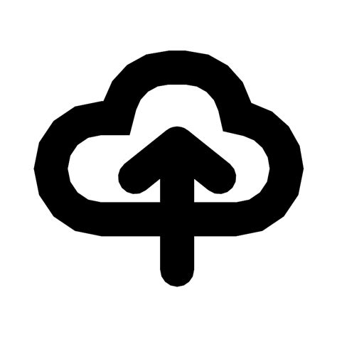 Cloud Up Vector SVG Icon SVG Repo