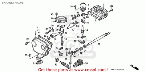 Honda Cr125r 1996 T Australia Parts Lists And Schematics