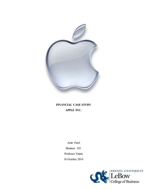 Apple Financial Analysis Pdf