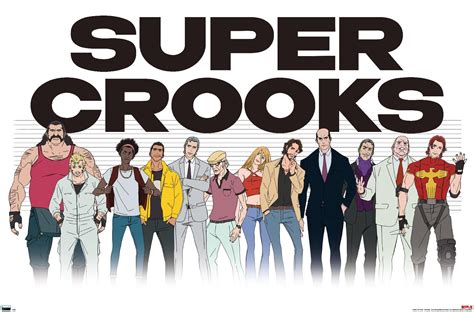 Netflix Super Crooks Lineup Wall Poster 22375 X 34