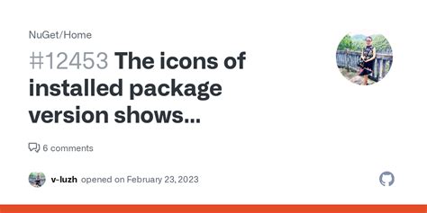The Icons Of Installed Package Version Shows Incorrectly In The “installed” Tab · Issue 12453
