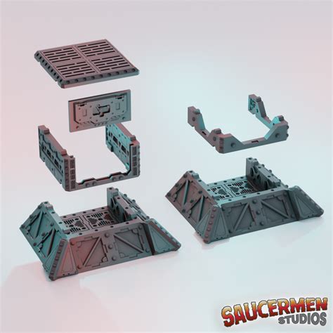 🎲 Trench And Bunker Defence System・ Stl File For ・cults