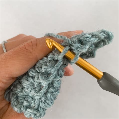 Crochet Knurl Stitch Tutorial A Raised Horizontal Crochet Cable