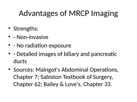 Mrcp Imaging In The Biliary System Presentation 1 Pptx