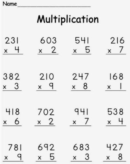 Practice Multiplication In 2025 Math Expressions Math Worksheets Math