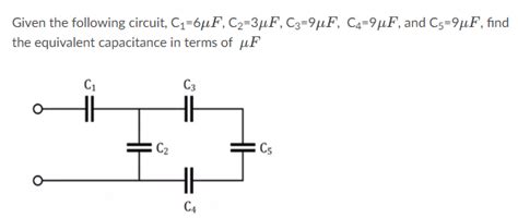 Solved Given The Following Circuit Chegg