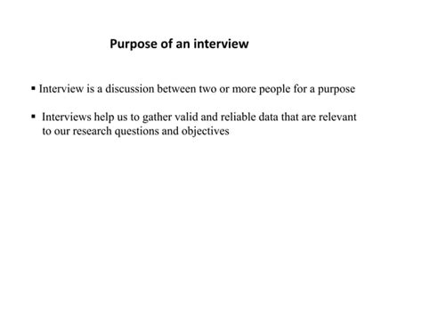 Collecting Primary Data Using Semi Structured Pptx Educational