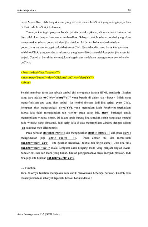 Buku Pemrograman Web Html Css Javascript Pdf