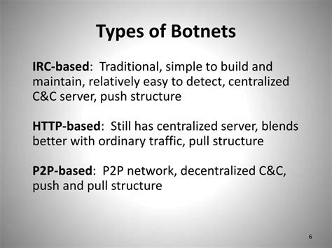 Ppt Analysis And Classification Of Botnet Command And Control