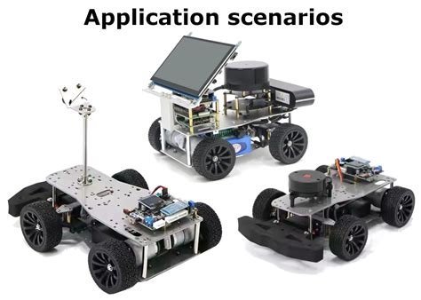 Probots 4 Wheel Ackerman Smart Robot Car Alluminium Chassis Platform Diy Unassembled Kit Buy