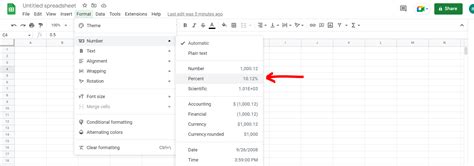 How To Do Percentages In Google Sheets SpreadCheaters