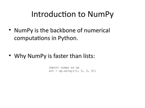 Pythondynamicpresentationnumpypandaspptx