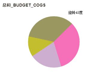 制作可视化报告 图表 设置标记与标签 设置饼图的分离距离起始角度