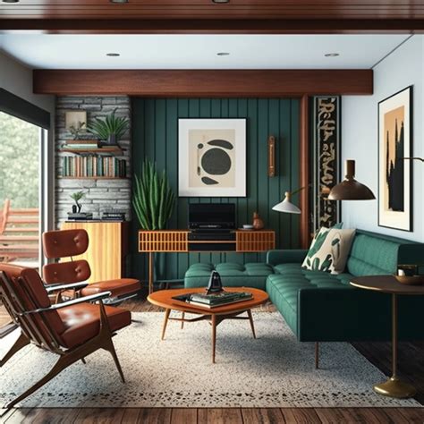 Timeless Mid Century Room Design Classic Elegance Meets Modern Comfort