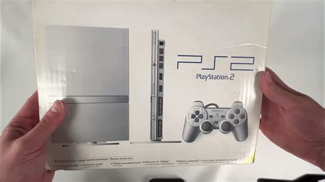 Playstation 2 Slim Unboxing Silver Ps2 Scph 77001 With Original Books