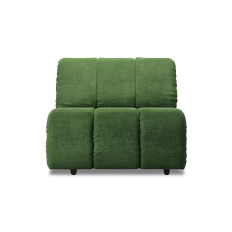 Hkliving Wave Couch Element Middle Royal Velvet Green Mzm5522