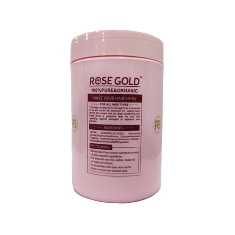 ماسک مو ارگان رزگلد Rose Gold سرمه قشم