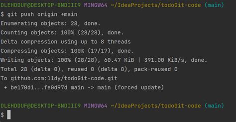 Git Rejected Main Mainnon Fast Forward 해결