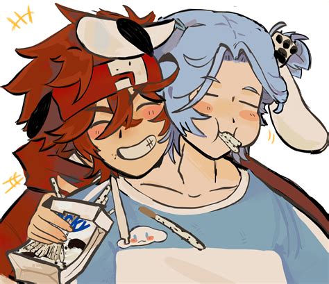 Renga ೃ 𓈒ॱ⬭ᩙ Ren And Kyo Icon Cute Matching Pfp Friends Duo Renga Sk8