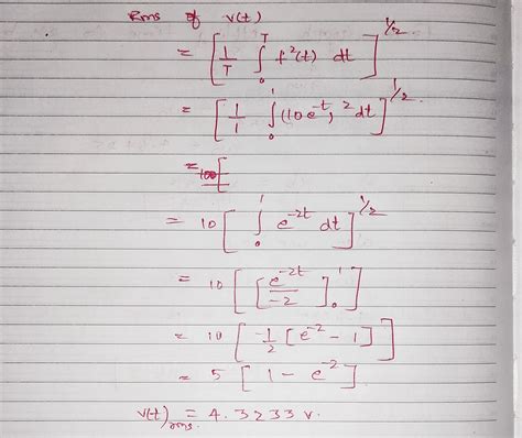 Solved Pts Compute The Rms Value Of The Following Periodic Course Hero