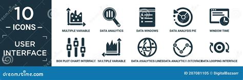 Data Windows Symbol Icon Vector Sign And Symbol Isolated On White Background Data Windows
