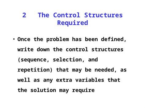 PPT Pseudocode Algorithms Using Sequence Selection And Repetition