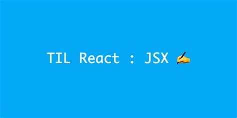 React JSX
