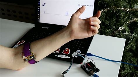 EMG Controlled Dino Game Showcase Science And Measurement Arduino
